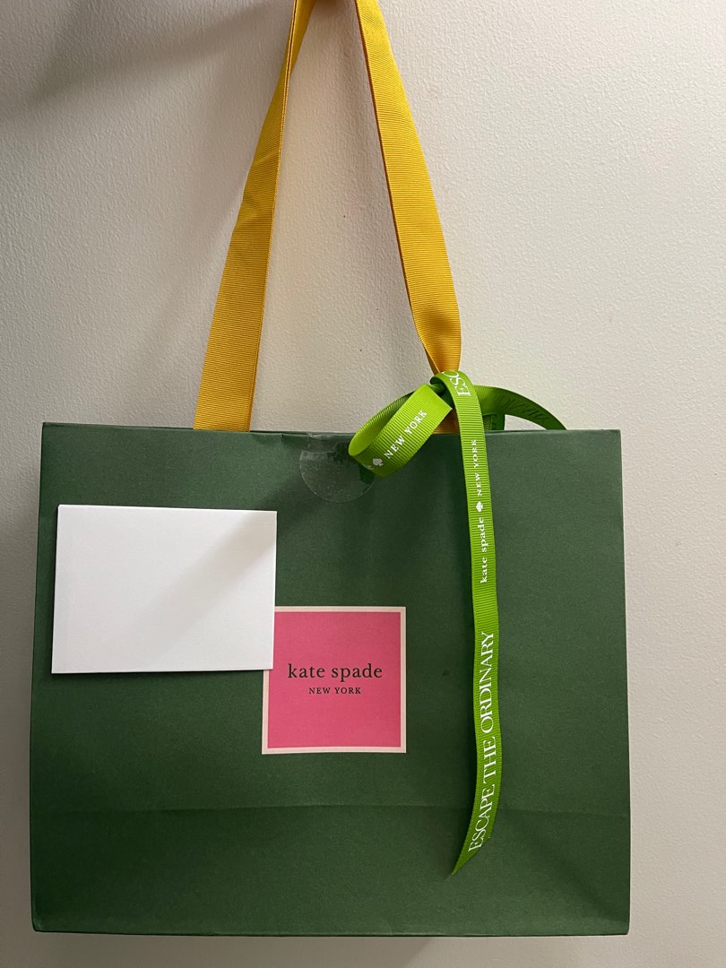 Kate Spade paperbags with ribbons and card, Women's Fashion, Bags ...