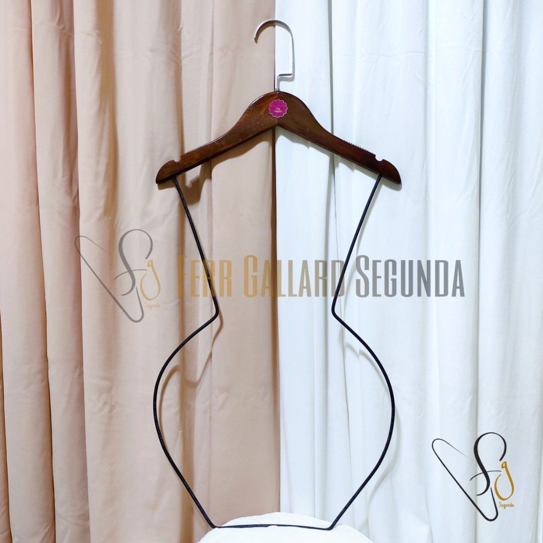 Kiddie Wooden Body Shape / Shaper Hanger on Carousell