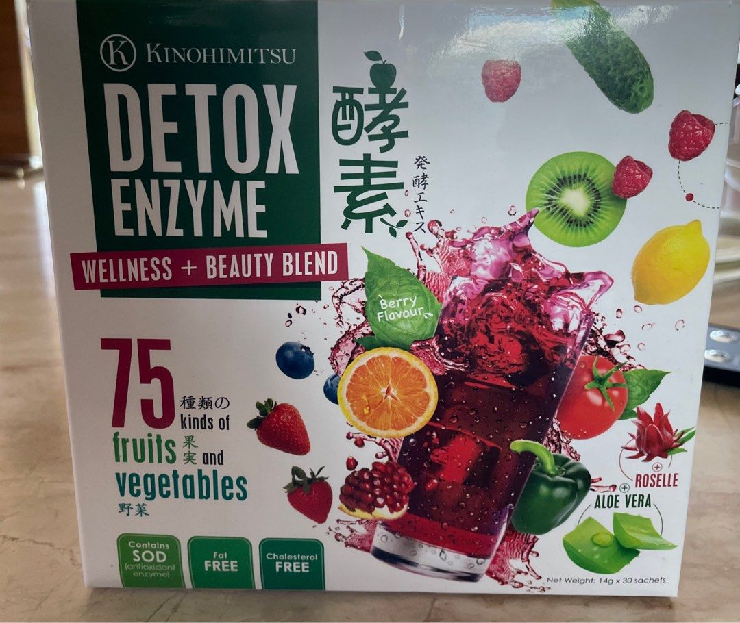 Kinohimitsu Detox Enzyme (20 sachets), Health & Nutrition, Health ...