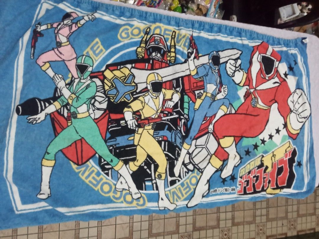 Kyuukyuu Sentai GoGo Five @ Power Rangers Lightspeed Rescue Bath Towel ...