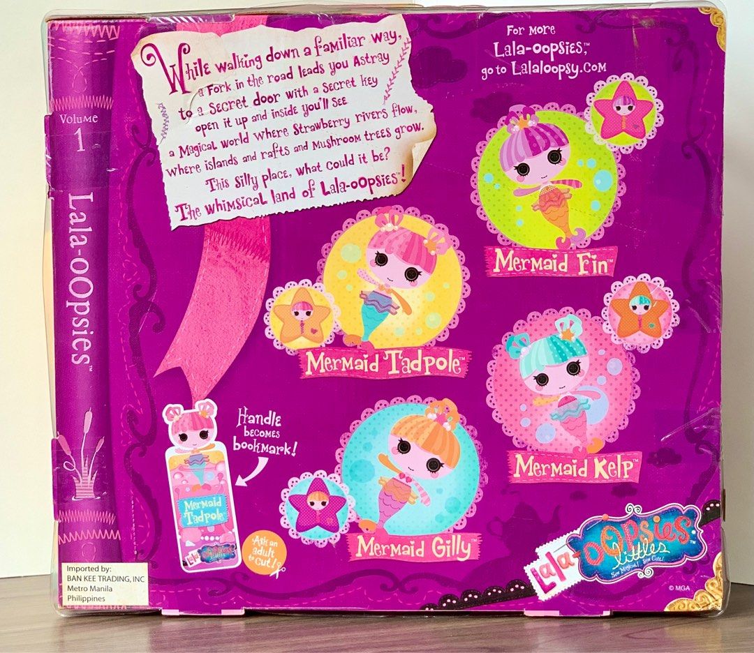 Lala Oopsies Lalaloopsy Mermaid Tadpole Doll, Hobbies & Toys, Toys ...