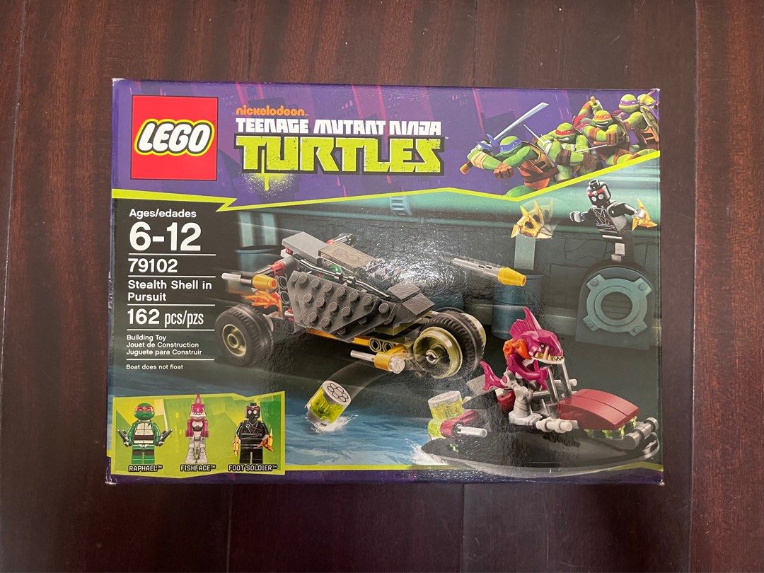 Lego 79102 忍者龜 Ninja turtles Stealth Shell in Pursuit, 興趣及遊戲, 玩具 & 遊戲類 ...