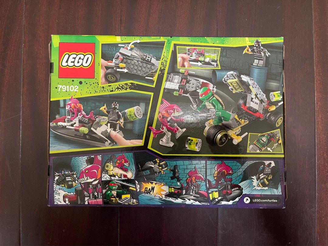 Lego 79102 忍者龜 Ninja turtles Stealth Shell in Pursuit, 興趣及遊戲, 玩具 & 遊戲類 ...