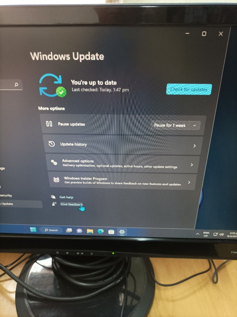 Lenovo Windows 11 Pro version 22H2 Desktop Set with 19" Monitor, 電腦＆科技 ...