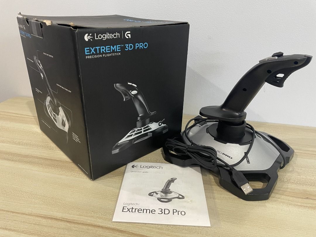Logitech Extreme 3D PRO Joystick, Video Gaming, Gaming Accessories ...