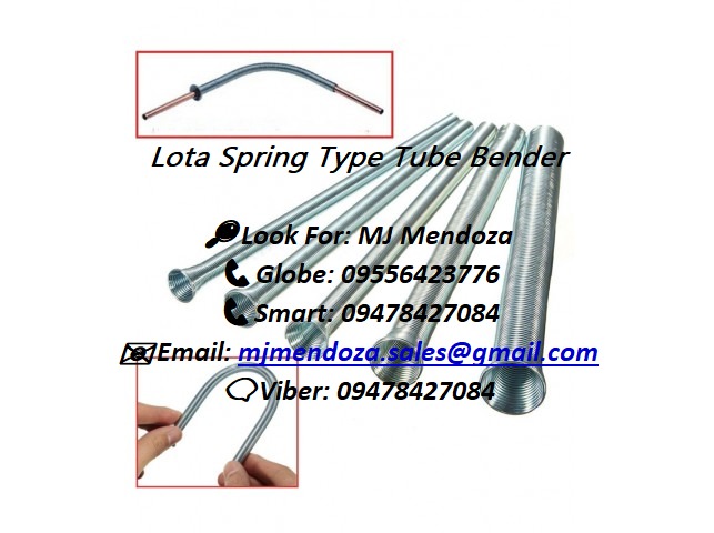 Lota Spring Type Tube Bender, Commercial & Industrial, Industrial ...
