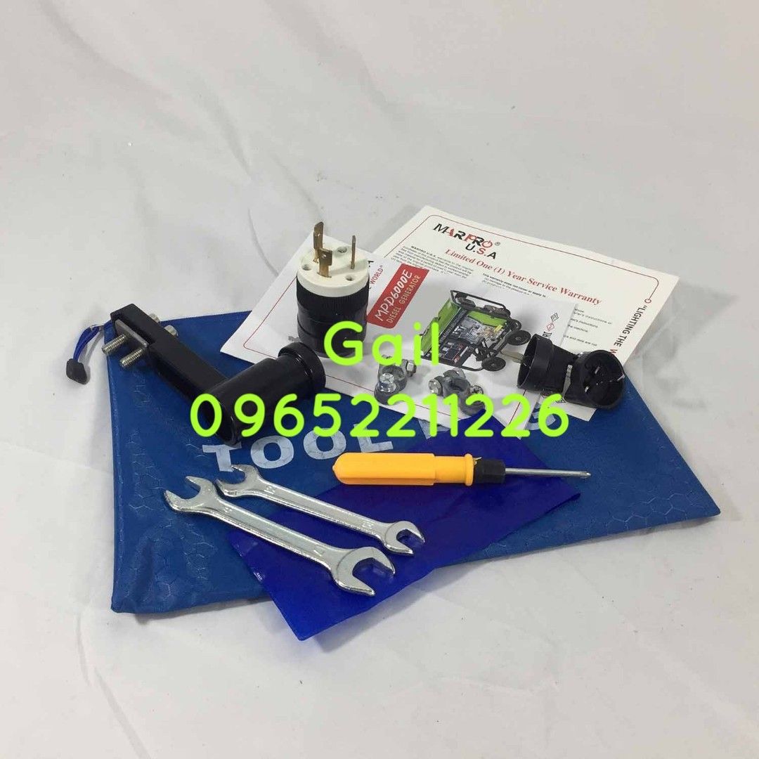 MARPRO USA Towerlight Set with 4x100W LED Lights & 6kva Open-type ...