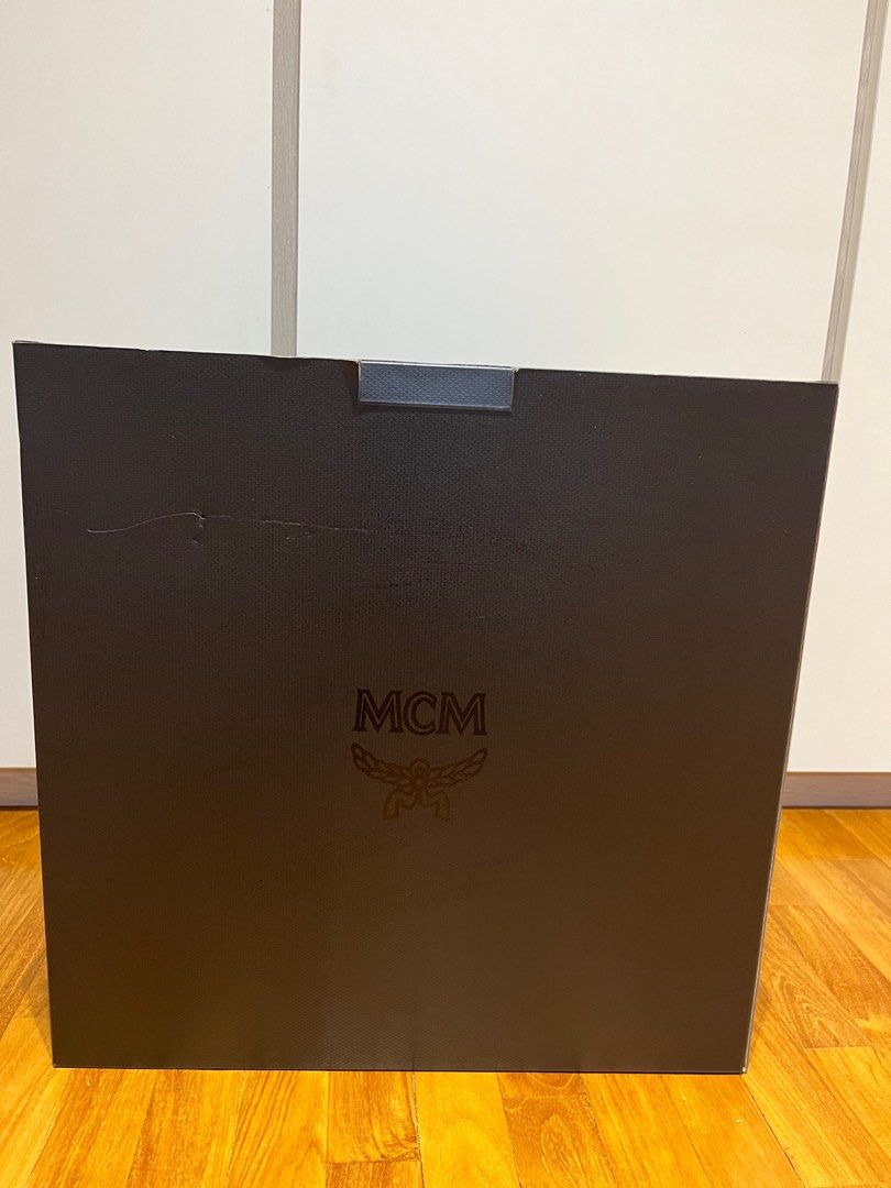 MCM Start Side Studs backpack in Visetos, Women's Fashion, Bags ...