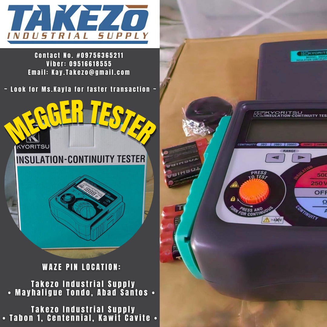 MEGGER TESTER, Commercial & Industrial, Construction Tools & Equipment ...