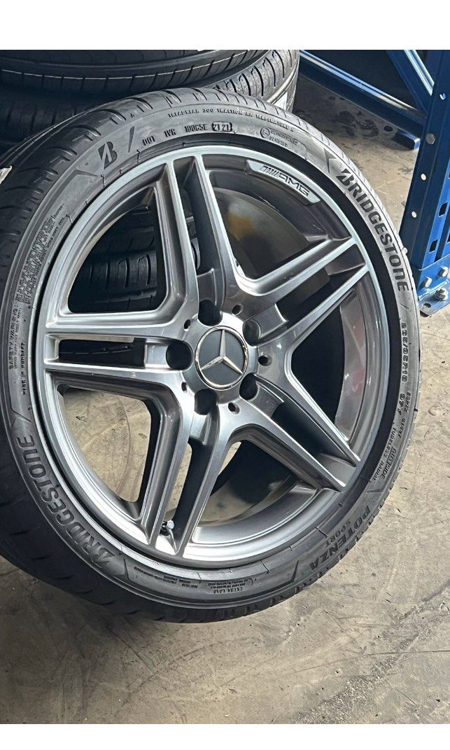 Mercedes 18" AMG Rims, Car Accessories, Tyres & Rims on Carousell