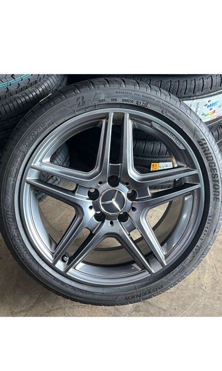 Mercedes 18" AMG Rims, Car Accessories, Tyres & Rims on Carousell