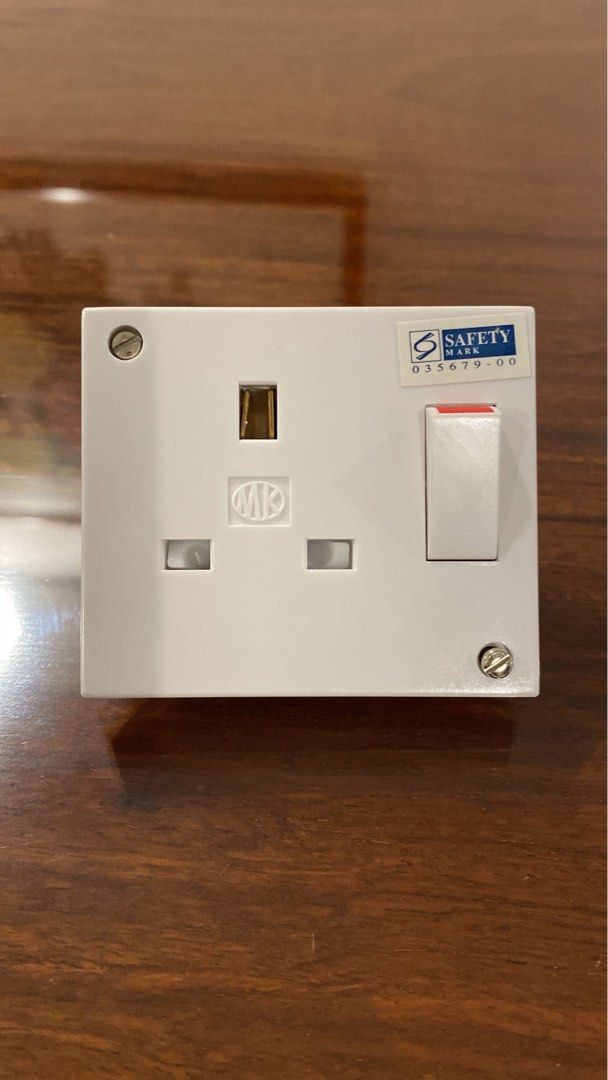 MK 1 way socket, TV & Home Appliances, Other Home Appliances on Carousell