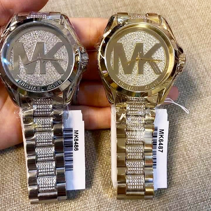 MK LOGO FULL GLITZ DIAL AVAIL IN TWO COLORS AUTHENTIC WATCH on Carousell