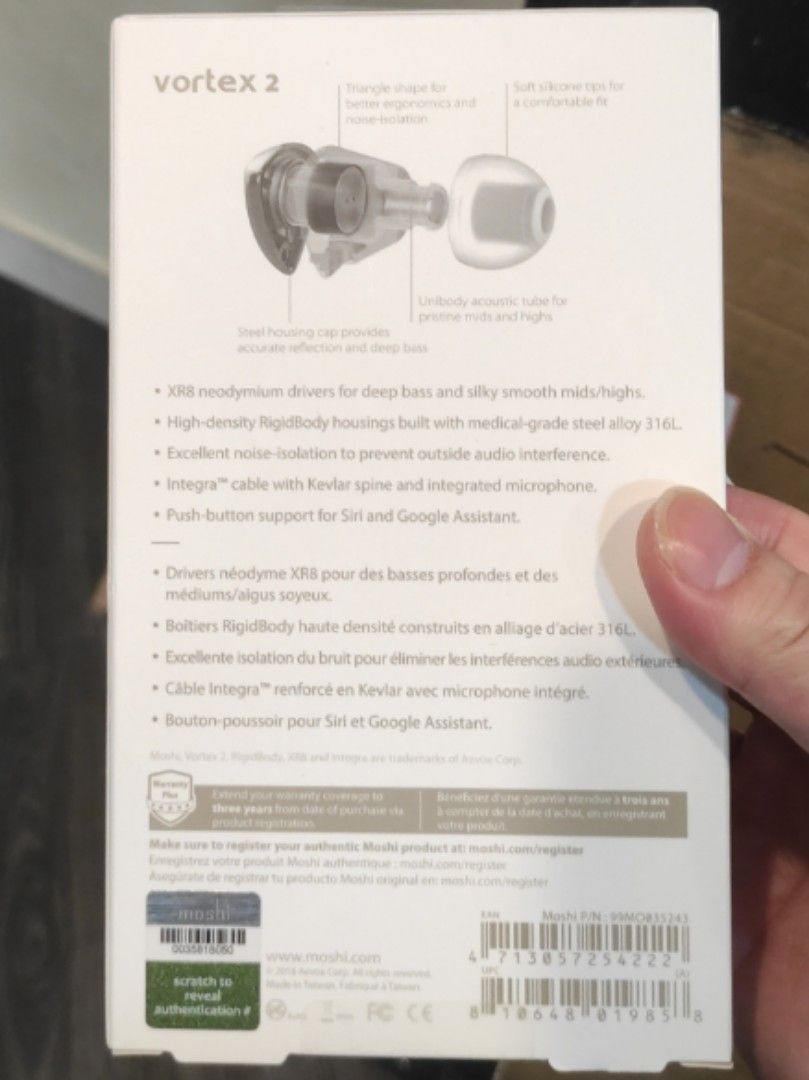 Moshi vortex 2 Headphone (Can swap), 音響器材, 耳機 - Carousell