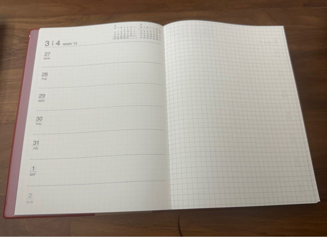 Muji Diary Planners 2023 (Brand New), Hobbies & Toys, Stationery ...