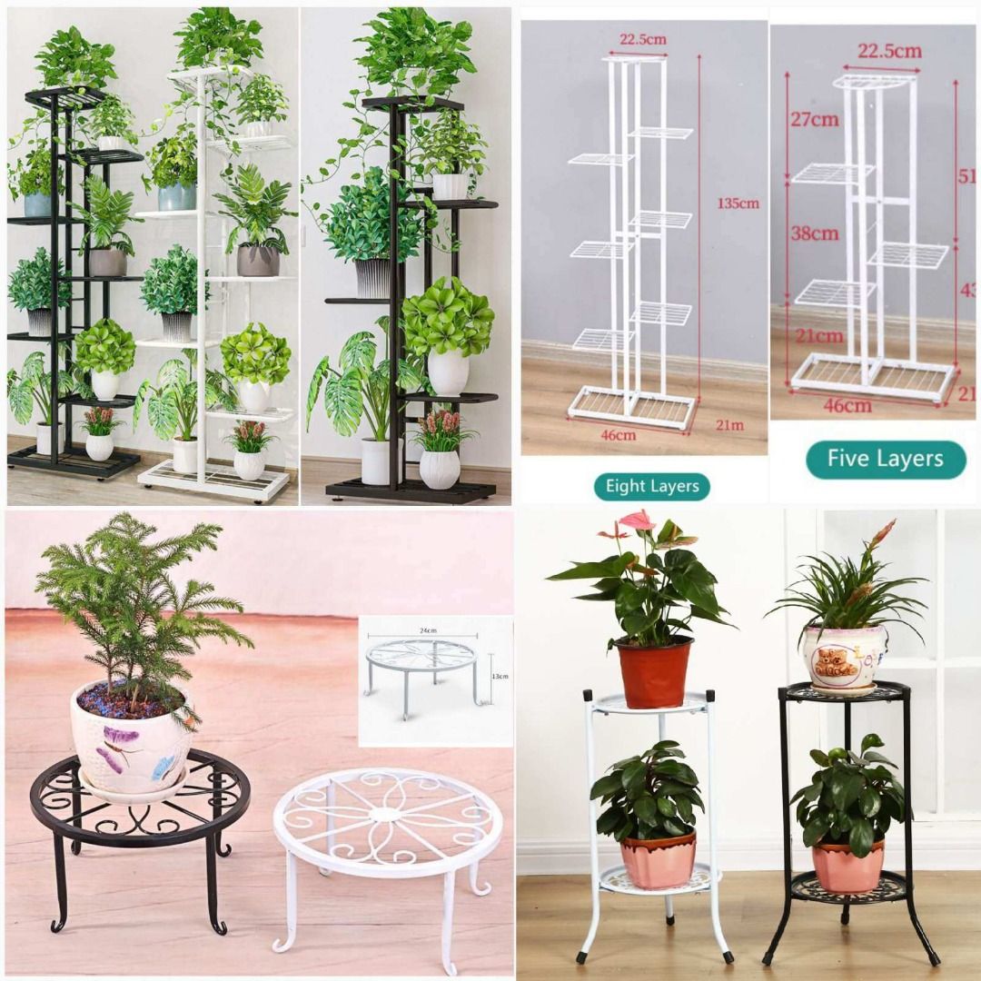 Multi-Layer Plant Stand (indoor/outdoor), Furniture & Home Living ...