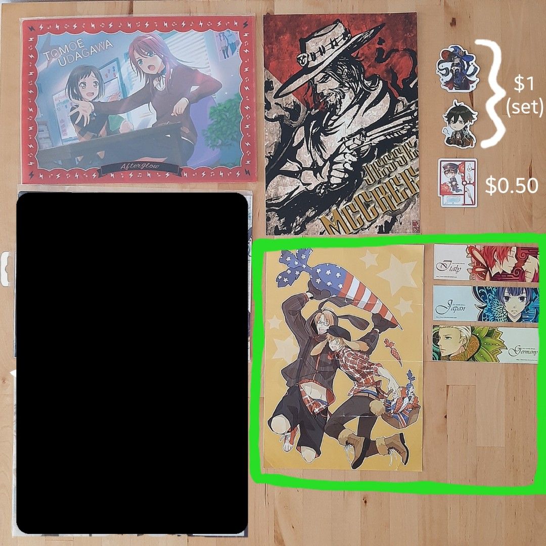 (Multiple pics) Anime/Fan merch clearance: Genshin Impact, Ensemble ...