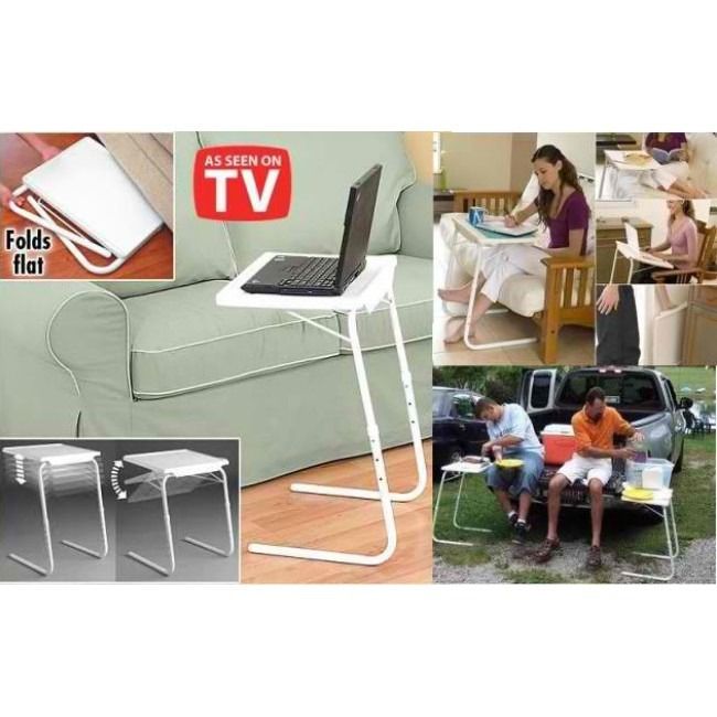 Multi-Purpose Table Mate II Foldable and Adjustable Laptop Table / Folding Table, Furniture ...