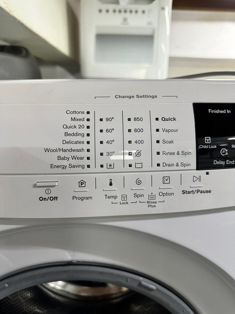 MUST BUY! ELECTROLUX 7.5KG Front-Load Washing Machine EWF85743 (93135 ...