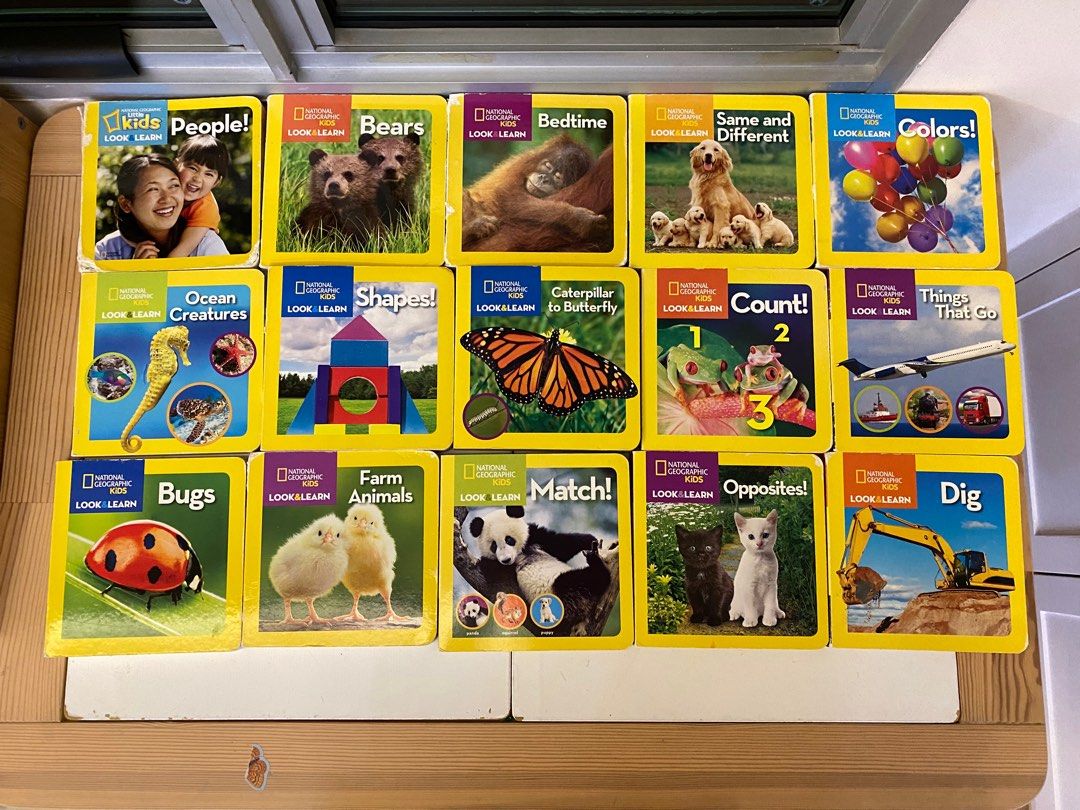 National Geographic Kids Look and Learn 12 books, Hobbies & Toys, Books ...