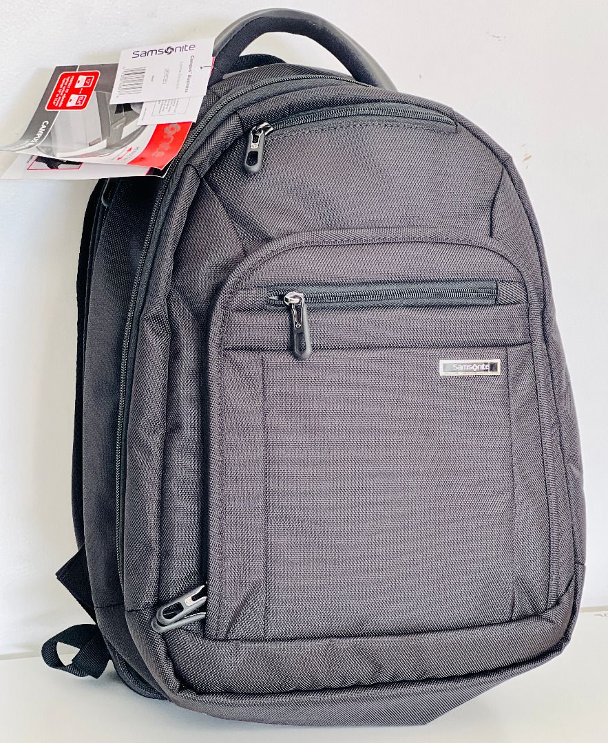 NEW! SAMSONITE BLACK CAMPUS BUSINESS TRAVEL 15.6" LAPTOP BACKPACK BAG ...