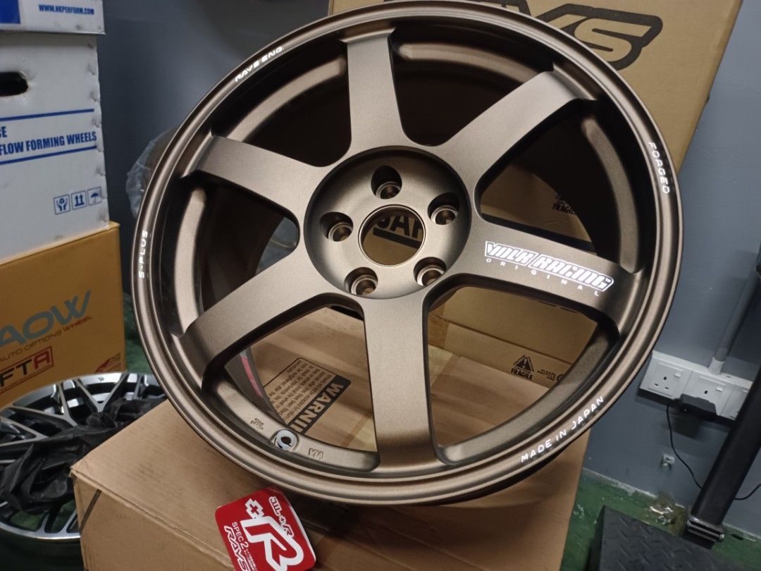 NEW SPORT RIM ORI JAPAN RAYS TE37 CIVIC ESTIMA CRV ACCORD, Auto ...