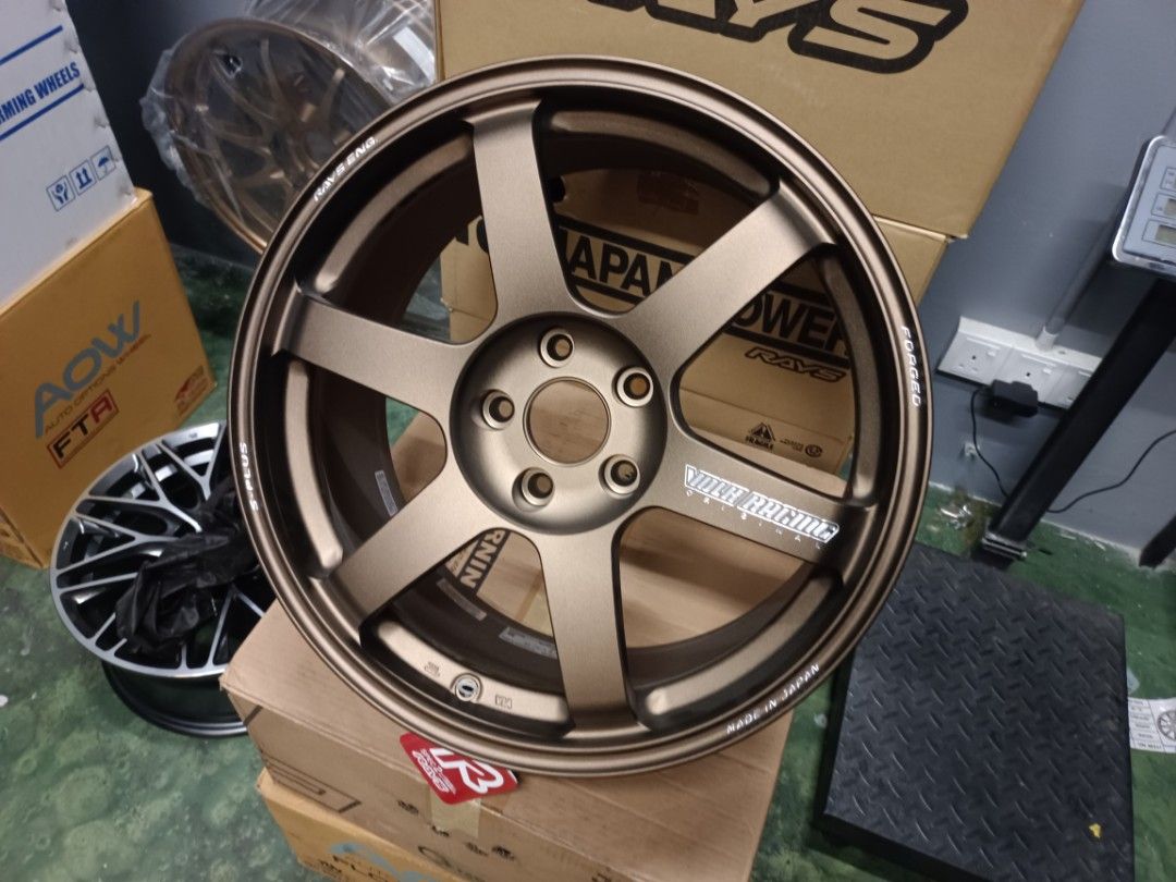 NEW SPORT RIM ORI JAPAN RAYS TE37 CIVIC ESTIMA CRV ACCORD, Auto ...
