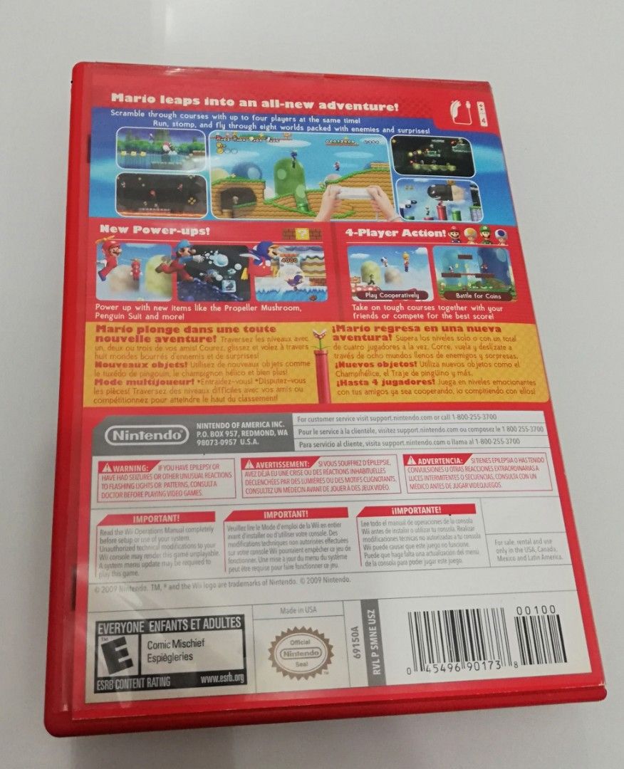 New Super Mario bros. Wii, Video Gaming, Video Games, Nintendo on Carousell