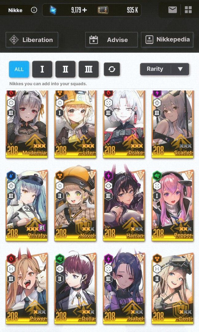 Nikke SEA account - LB3 Marian + GOD Team, Video Gaming, Video Games ...