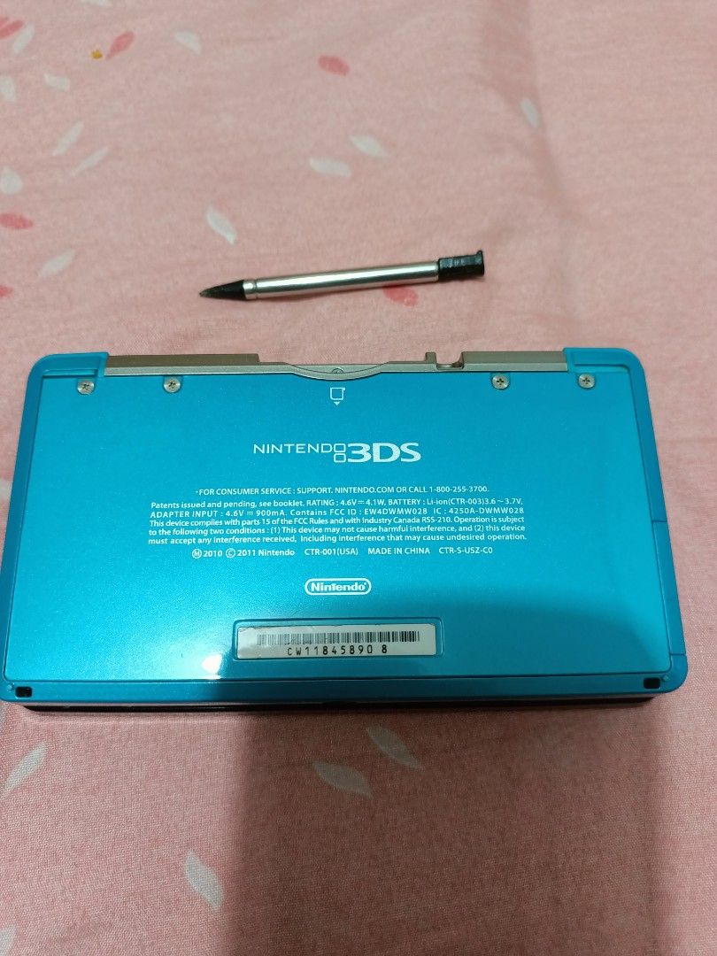 Nintedo 3DS Aquablue, Video Gaming, Video Game Consoles, Nintendo on ...