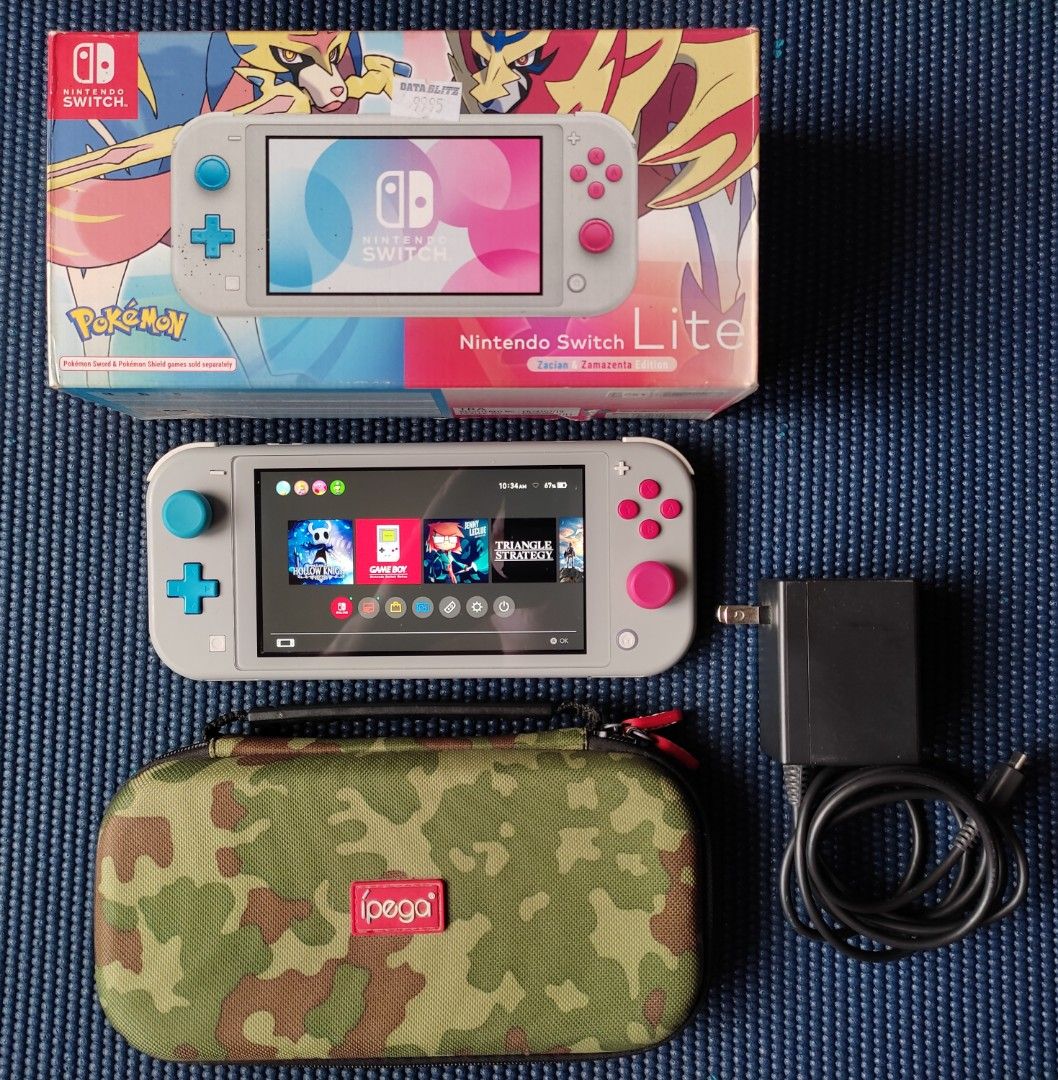 Nintendo switch Lite Zacian and Zamazenta Edition ( with installed ...