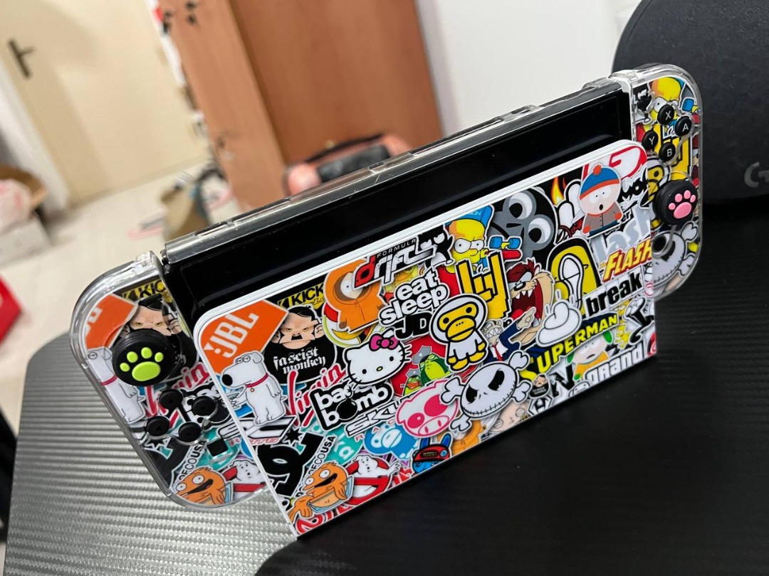 Nintendo Switch OLED white with Games, Case and fullset excl HDMI ...