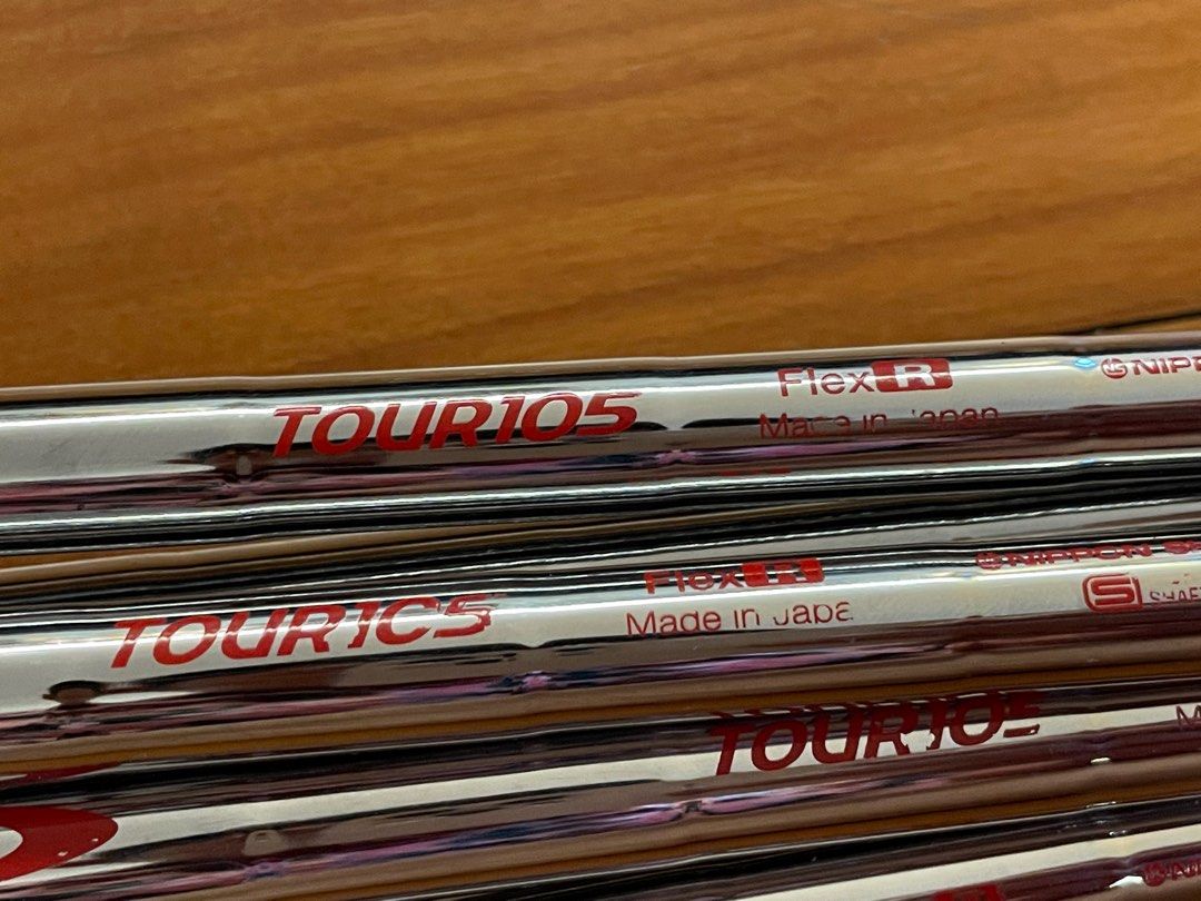 Nippon Modus 105 steel iron shafts - 4-PW - R flex - MINT CONDITION, 運動 ...