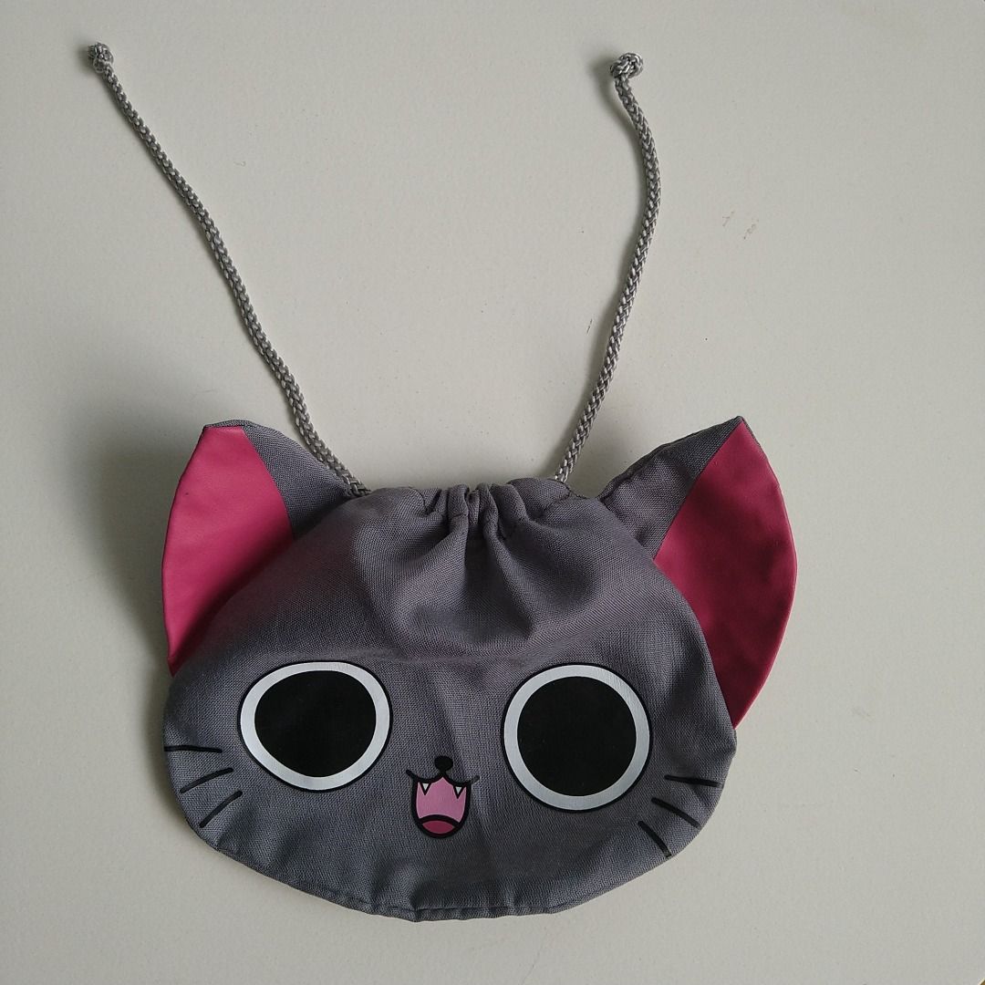 Nyanpire Coffin Pouch / Drawstring Cat Pouch / Square Pouch (Masamunya ...