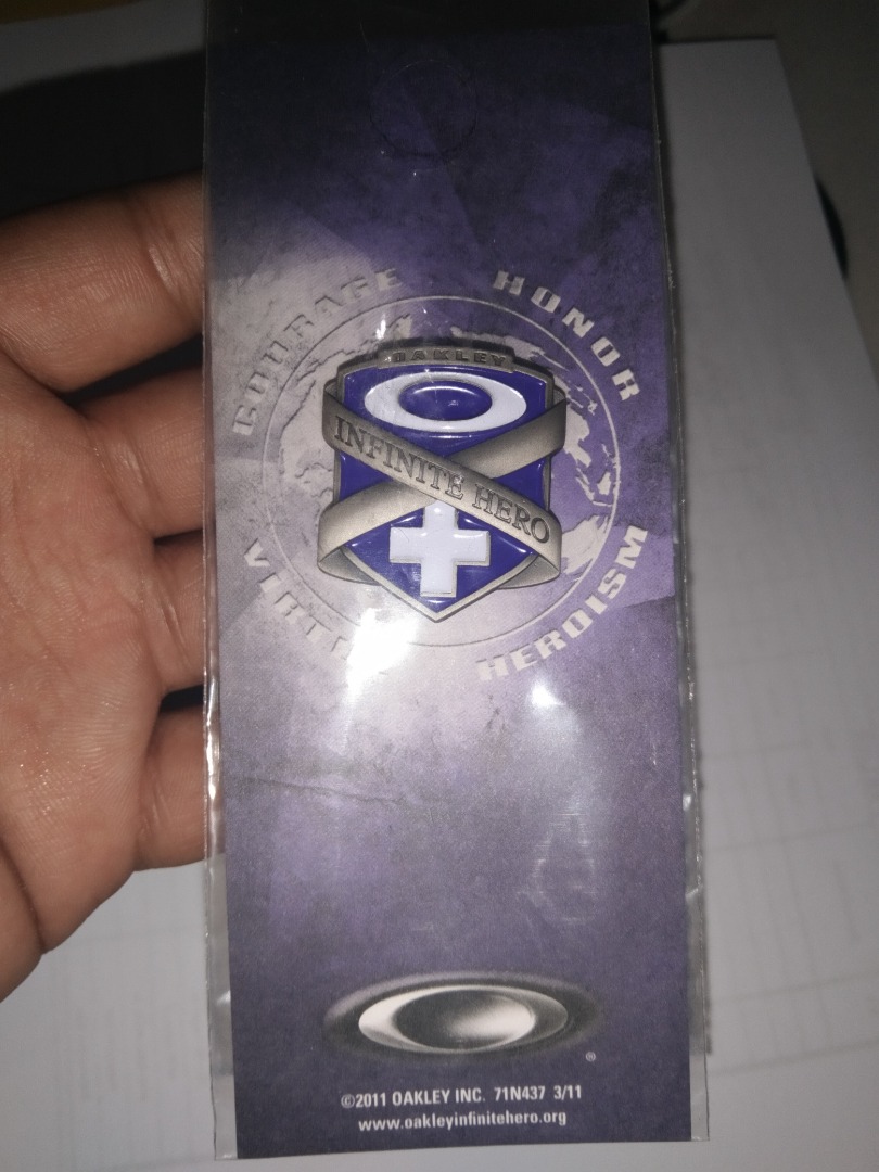 Oakley infinite hero pin, Hobbies & Toys, Memorabilia & Collectibles ...