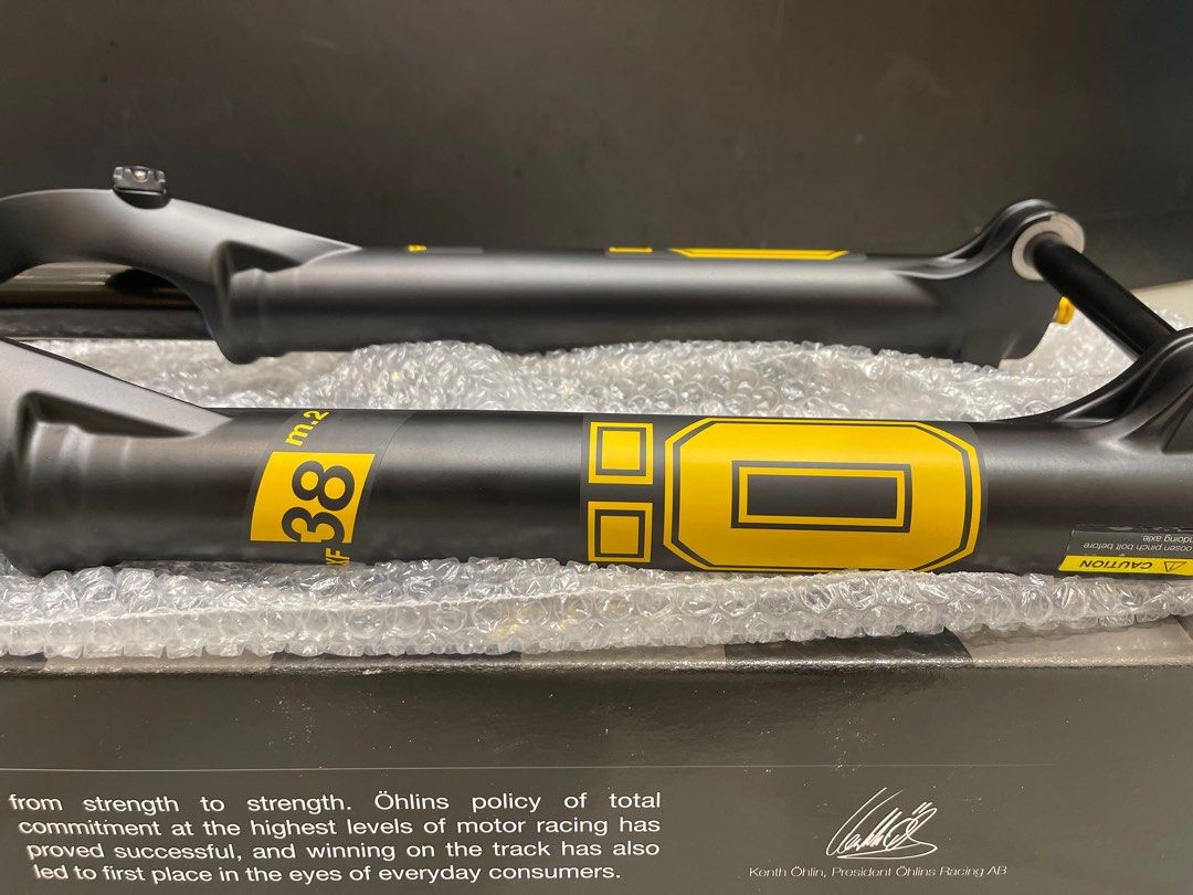 OHLINS RFX 38 mountain bike suspension fork MTB, Sports Equipment ...