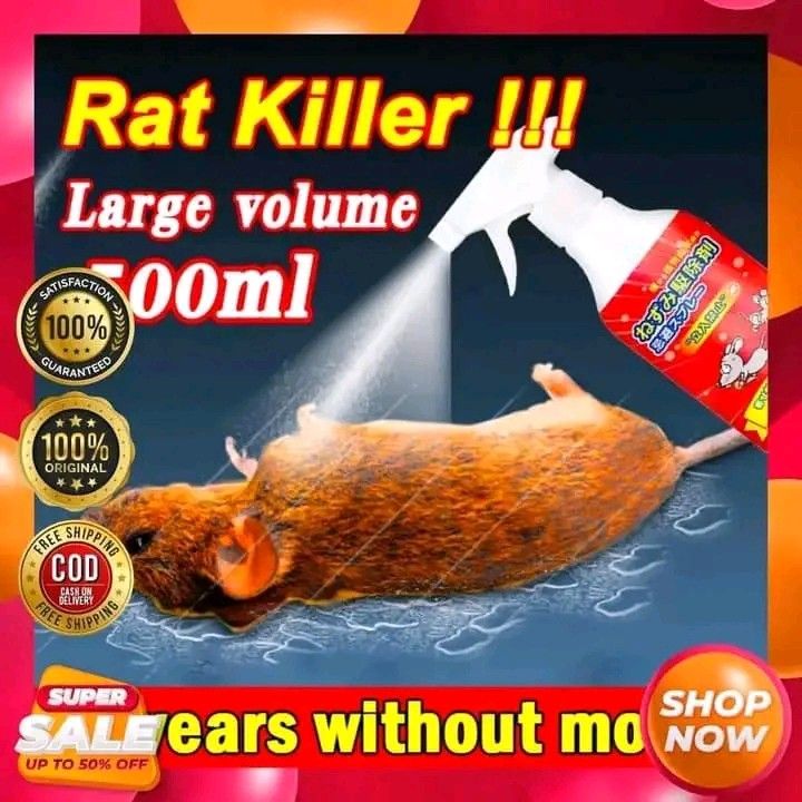 Original Powerful Rat Repellent Spray 500g Repels Rats From Home And ...