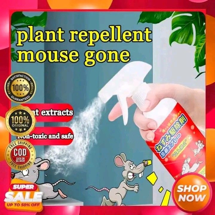 Original Powerful Rat Repellent Spray 500g Repels Rats From Home And ...