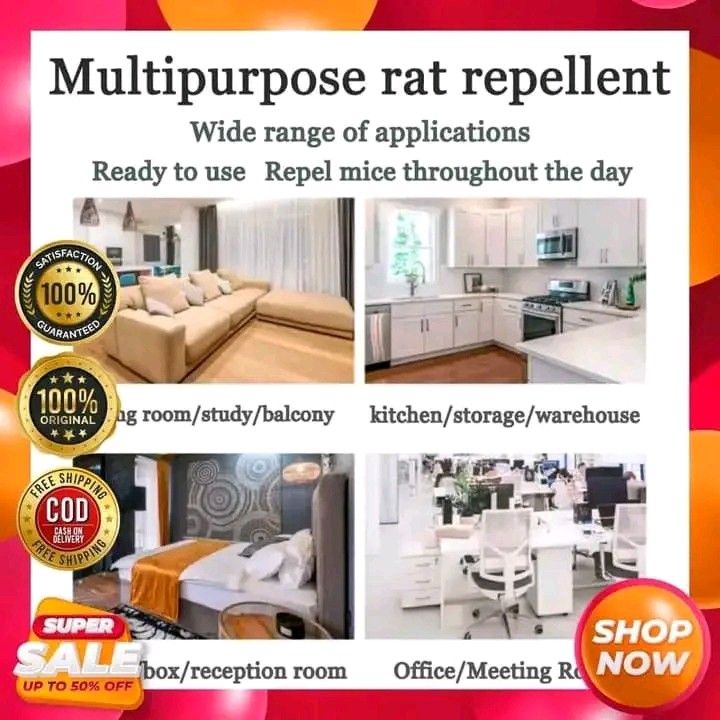 Original Powerful Rat Repellent Spray 500g Repels Rats From Home And ...