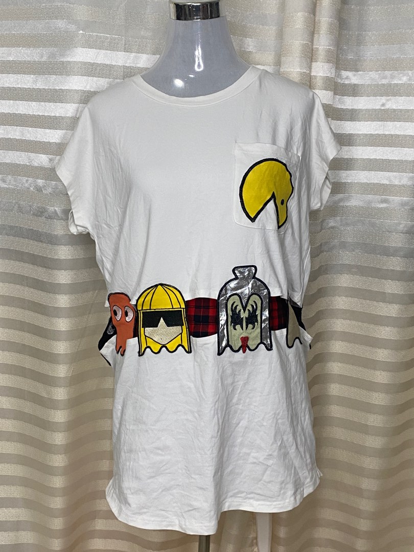 Pacman Shirt, Women's Fashion, Tops, Shirts on Carousell
