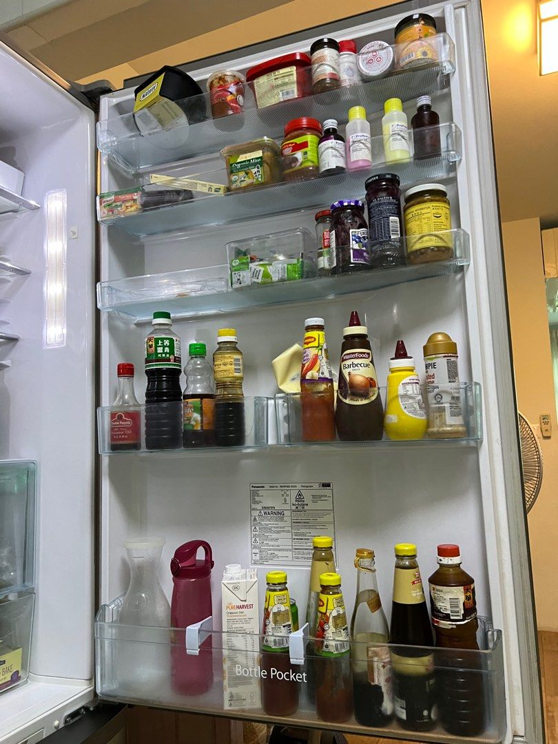 Panasonic econavi inverter fridge, TV & Home Appliances, Kitchen ...