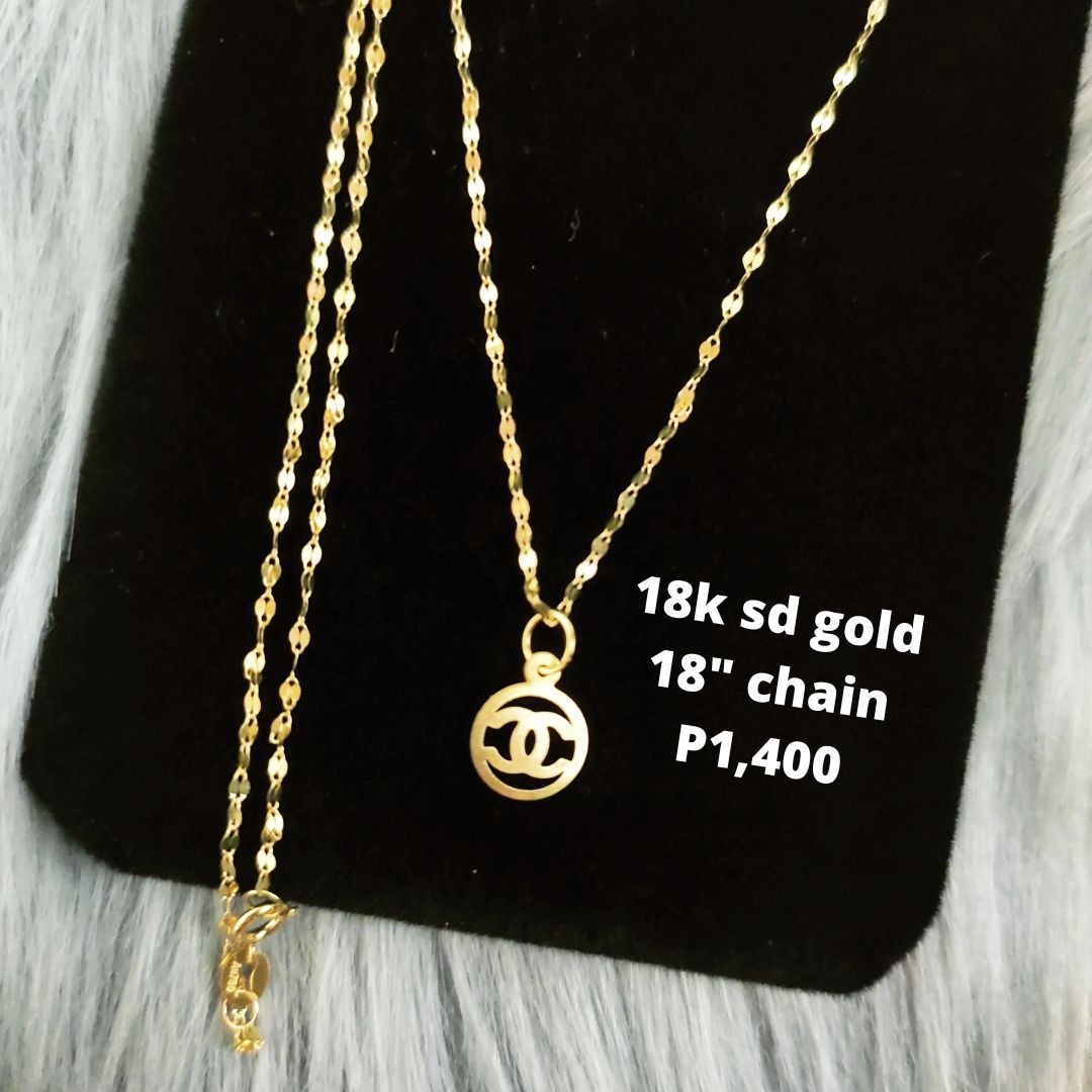 Pawnable 18k Saudi Gold Necklace - Lightweight, Women's Fashion ...