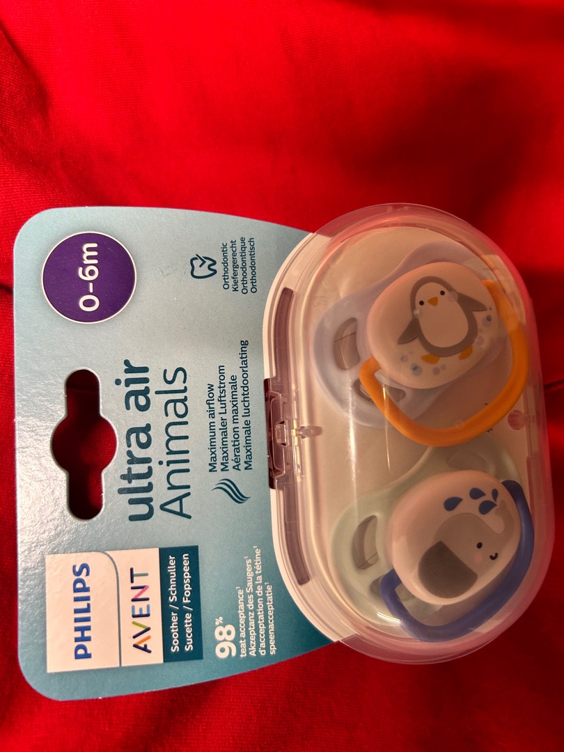 Philips AVENT Ultra Air Pacifier, Babies & Kids, Nursing & Feeding ...