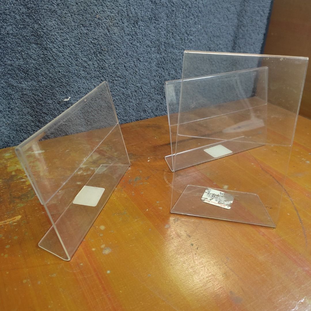 Photo Frame Borderless Clear Transparent Frame, Furniture & Home Living ...