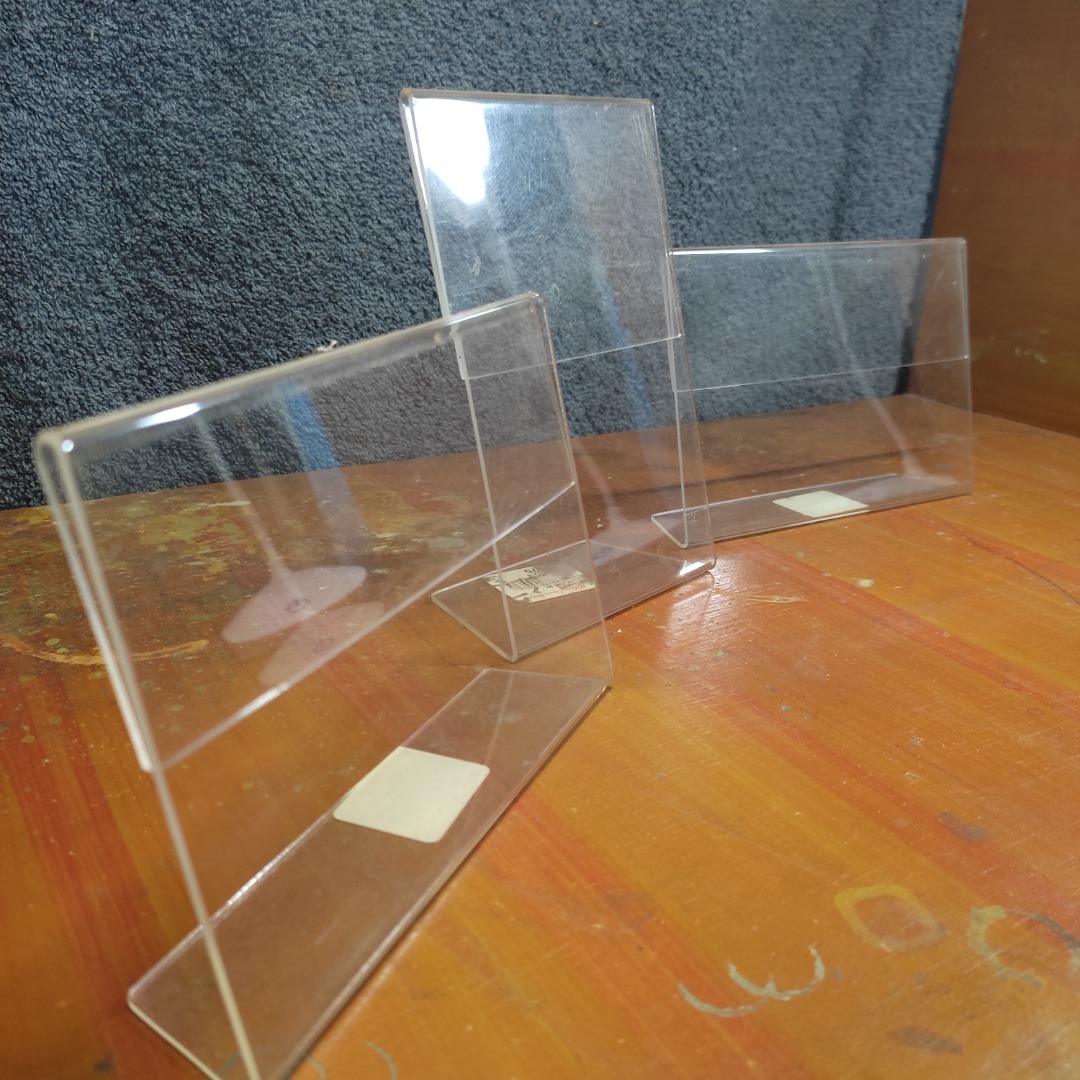 Photo Frame Borderless Clear Transparent Frame, Furniture & Home Living ...