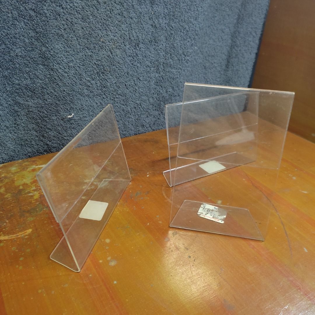 Photo Frame Borderless Clear Transparent Frame, Furniture & Home Living ...