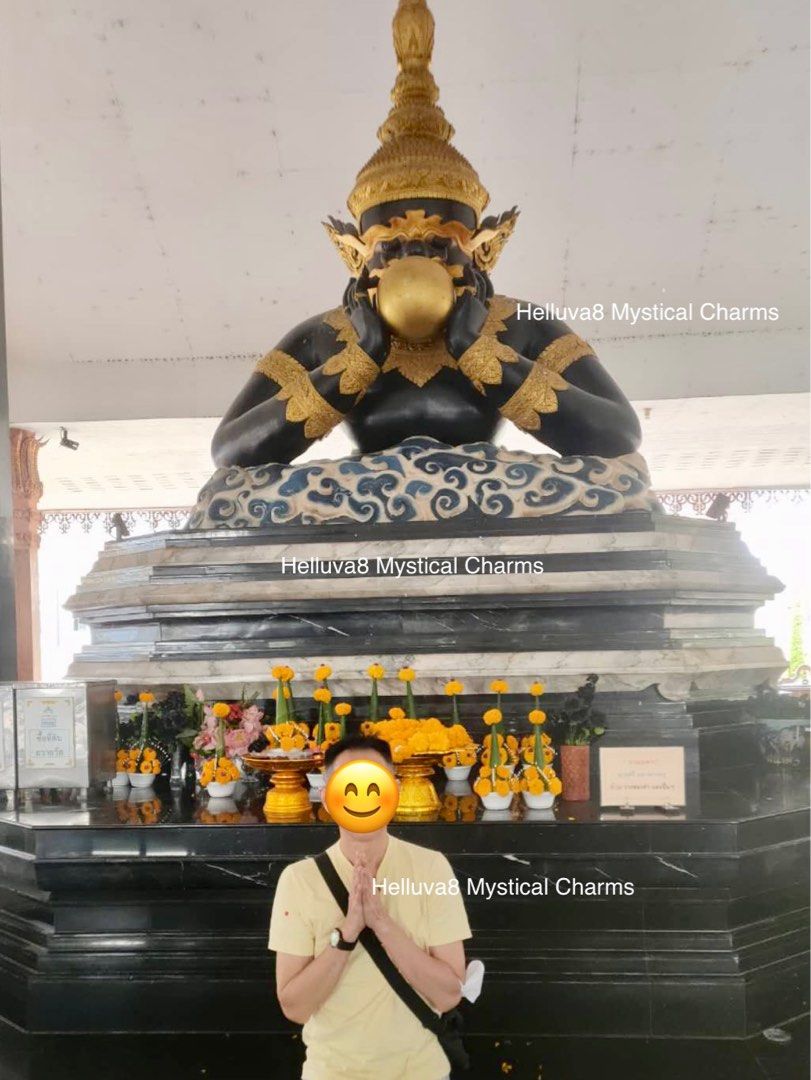 Phra Rahu OmChan Kala Kaea - Coconut, Wat Wat Srisathong, Nakhon Pathom ...