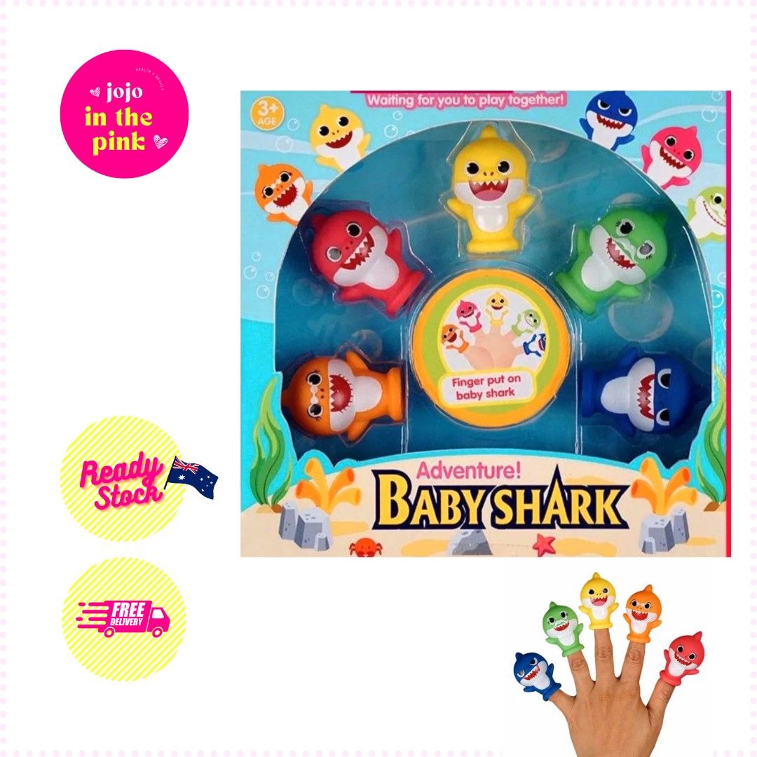 PINKFONG Baby Shark Finger Family Play Role Gift Toy Kids, Babies ...