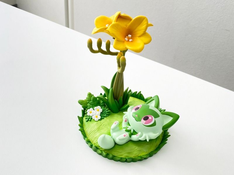 Pokemon Center Cat Day Sprigatito Accessory Stand Tray, Women's Fashion ...