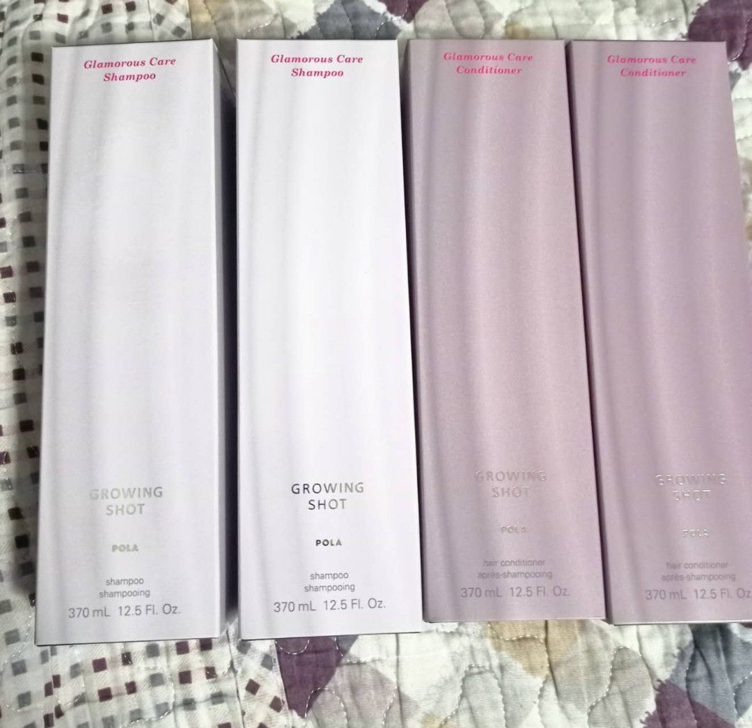 ($73/set)Pola Growing Shot Shampoo & Conditioner 370ml, Beauty ...